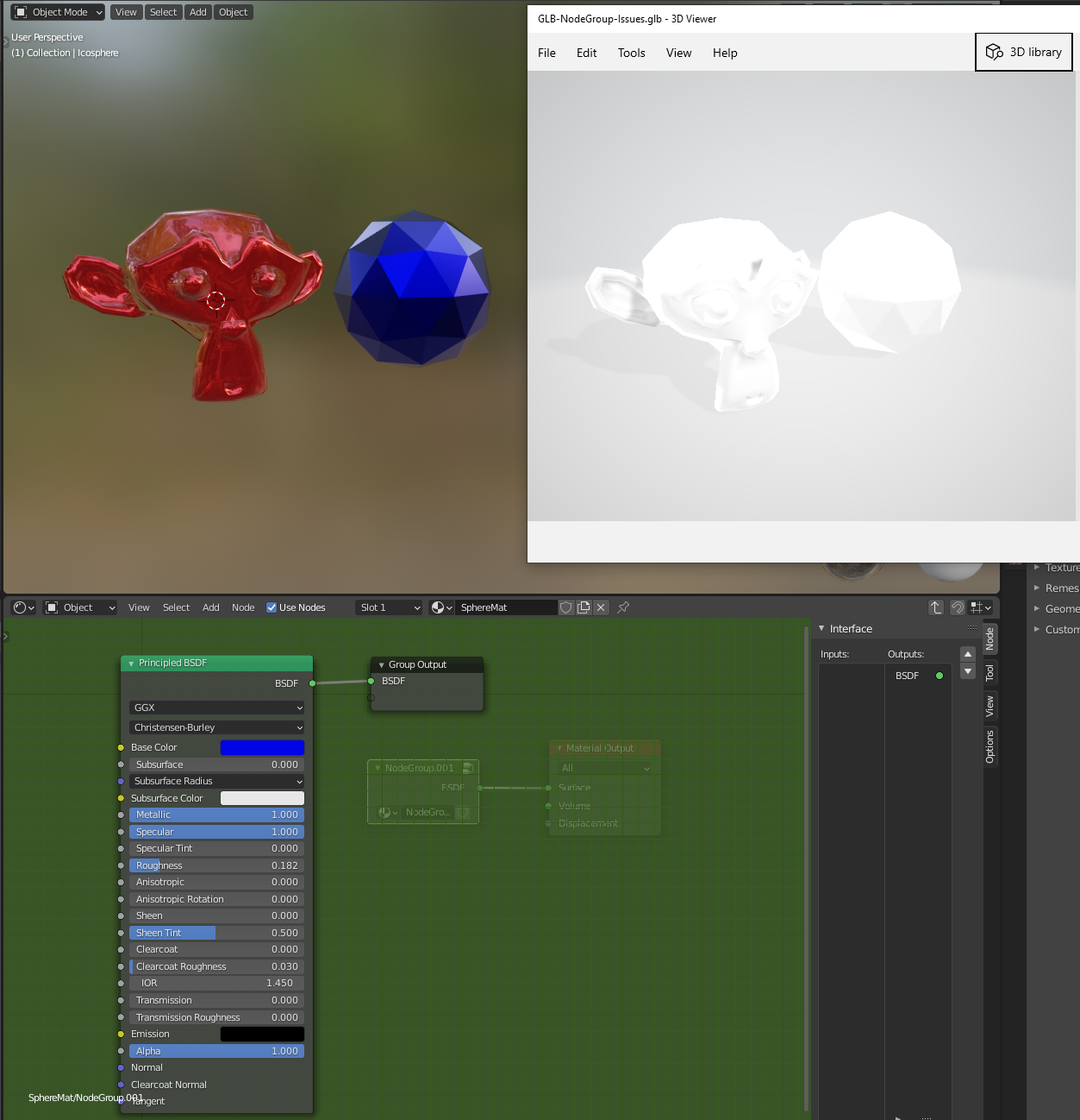NodeGroups in Materials are not traversed on export · Issue #1141 · KhronosGroup/glTF-Blender-IO ...