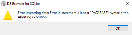 [Import] Error in statement near AUTO_INCREMENT · Issue #2389 ...