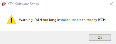 [Windows Installer] Warning! PATH too long · Issue #342 · KhronosGroup/KTX-Software · GitHub