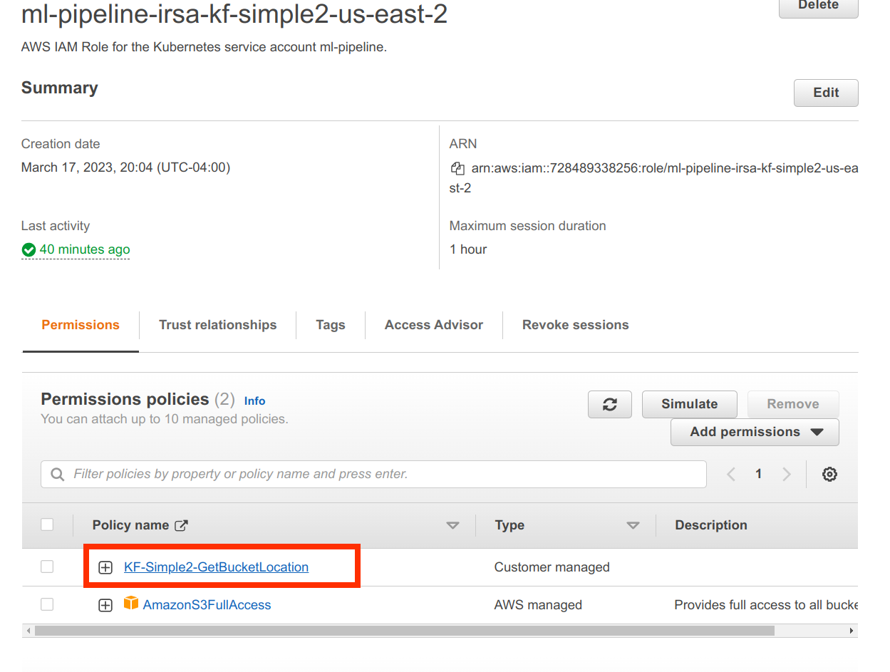 Kubeflow Pipeline does not work for Kubeflow 1.7 Terraform when using other region than us-east ...