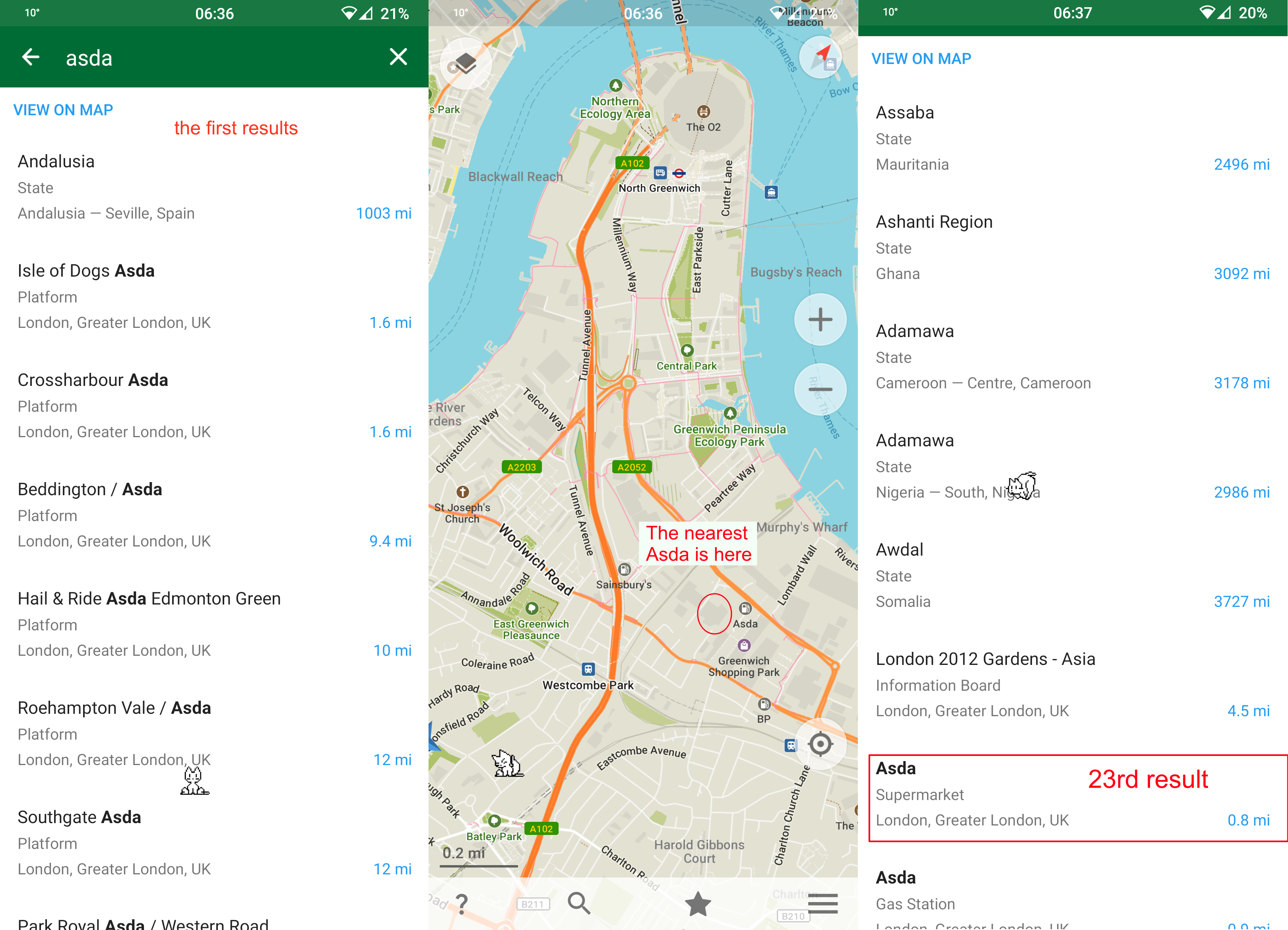 Searching for 'Asda' gives completely wrong results · Issue #1997 ...