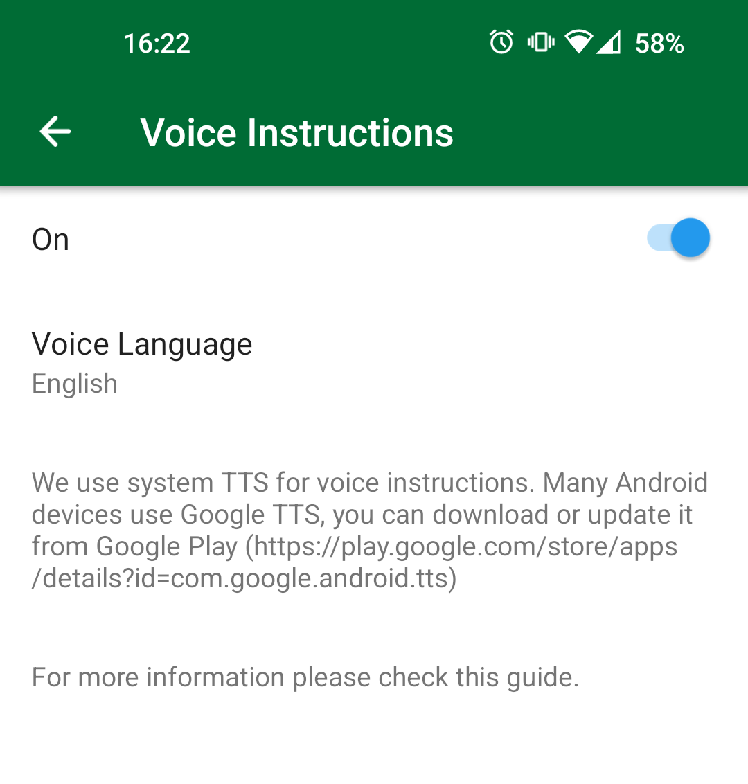 Explicitly state that enabled TTS languages depend on installed TTS Service support · Issue ...