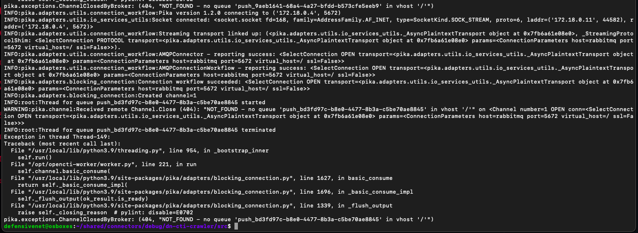 Uploading from python connector stopped working · Issue #1418 · OpenCTI-Platform/opencti · GitHub