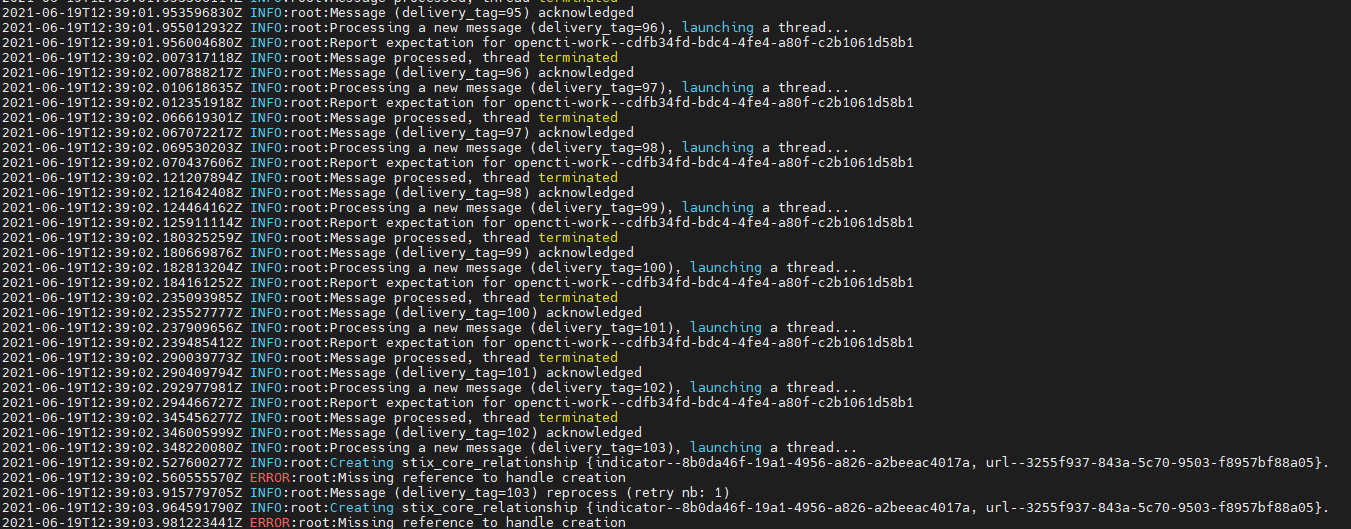 Uploading from python connector stopped working · Issue #1418 · OpenCTI-Platform/opencti · GitHub