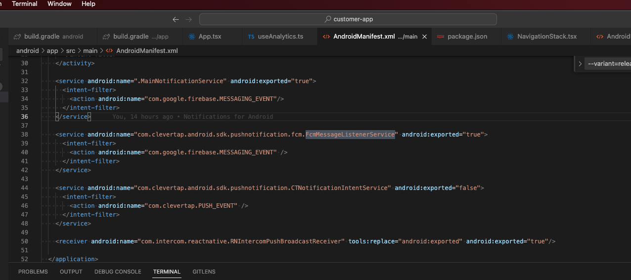 Android only receive push with RenderMax Enabled! · Issue #304 · CleverTap/clevertap-react ...