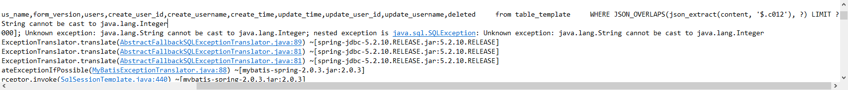 Exception While Jsonoverlaps Function And Limit In Sql。 · Issue 24853 · Apacheshardingsphere 4377