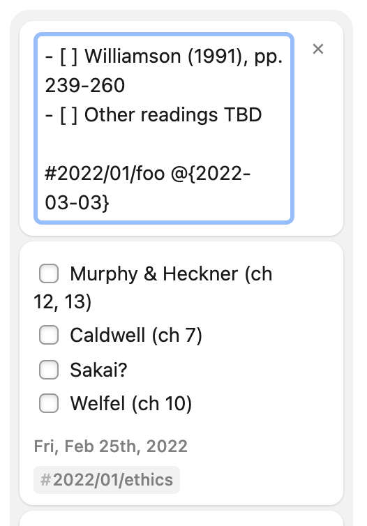 [Feature]: multiple checkboxes per card · Issue #470 · mgmeyers/obsidian-kanban · GitHub