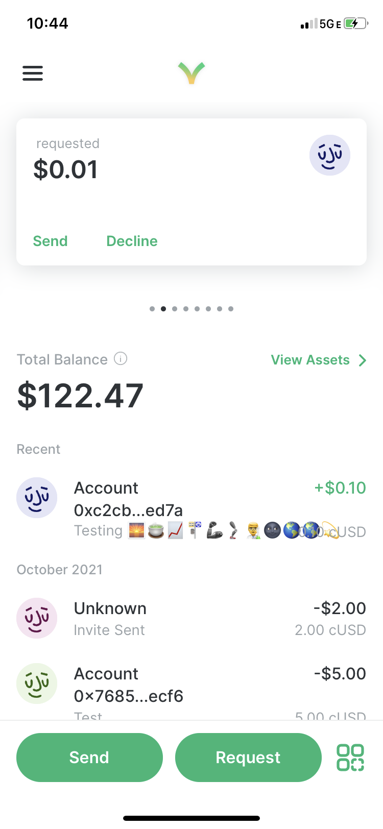 Overlap of text in Transaction Feed · Issue #1932 · valora-inc/wallet · GitHub