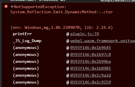 NotSupportedException：System.Reflection.Emit.DynamicMethod · Issue #155 · wechat-miniprogram ...