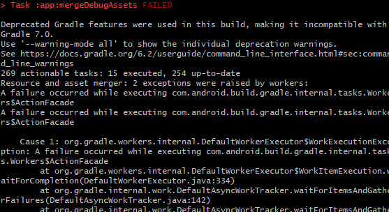 Task React Native Cardscan Packagedebugassets Failed Issue 95