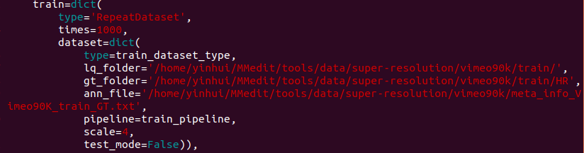 How to train basicvsr on vimeo90k with LMDB? · Issue #402 · open-mmlab/mmagic · GitHub