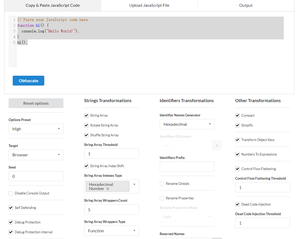 Does 'selfDefending' still work? · Issue #959 · javascript-obfuscator ...