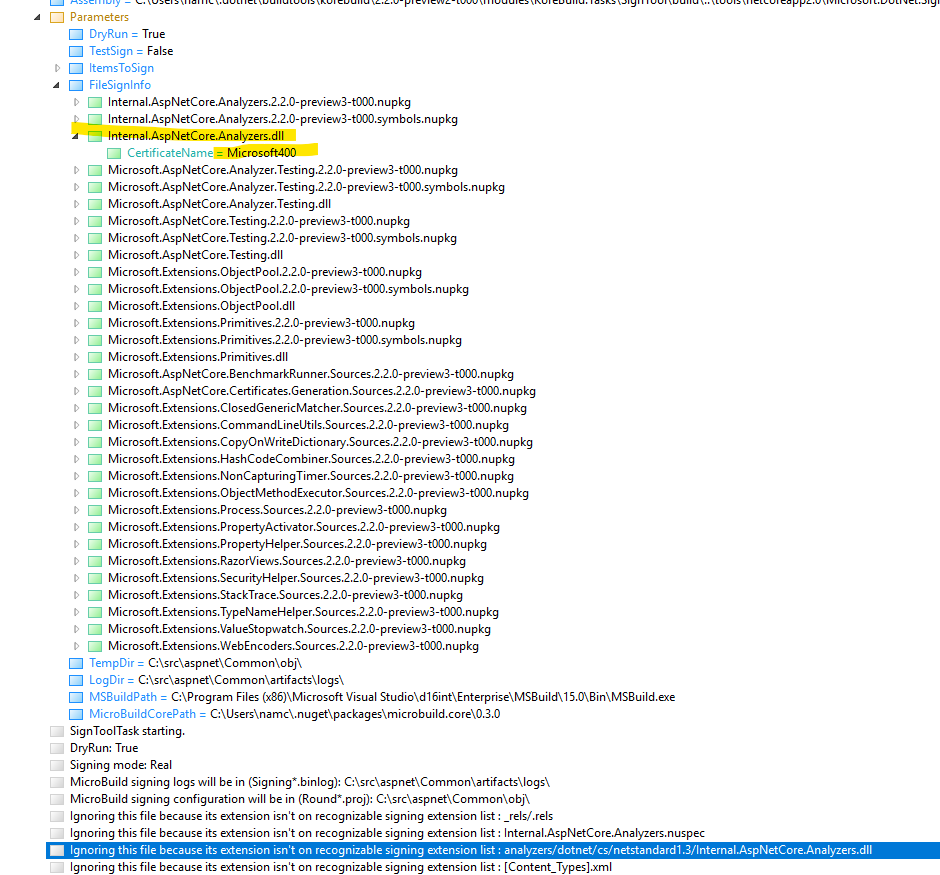 Add ability to be "strict" to SignToolTask · Issue #977 · dotnet/arcade · GitHub