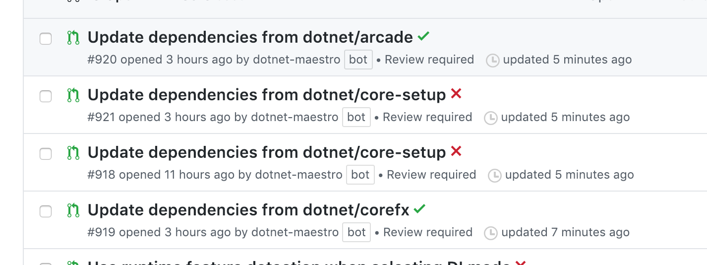 [darc/maestro++] Maestro should update existing PRs instead of generating new ones · Issue #1728 ...