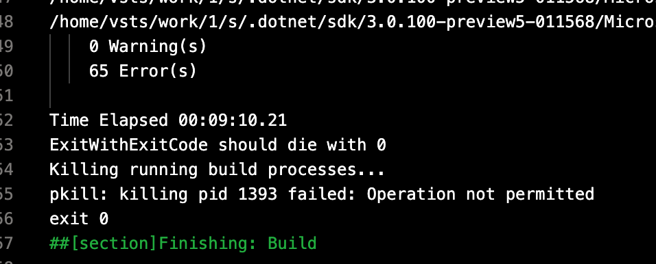 cibuild.sh sometimes swallows MSBuild failure · Issue #2942 · dotnet ...