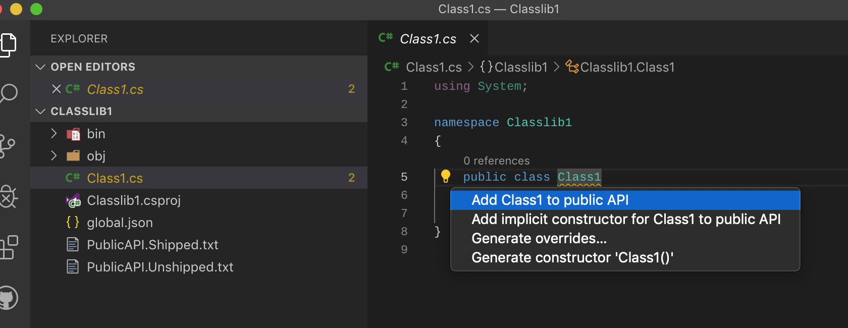 Code Fixes With Additional Files Not Working · Issue 1592 · Omnisharp
