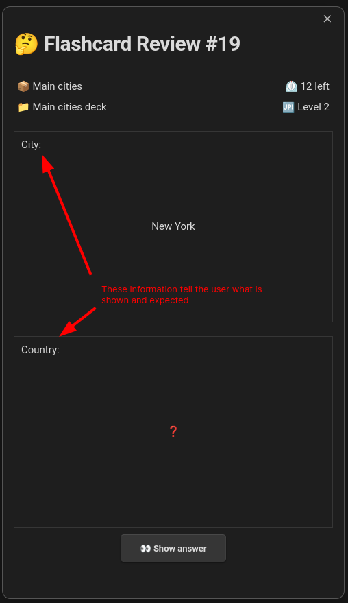 GitHub - gaetanmuck/obsidian-flashcard-learning: Obsidian plugin. Uses ...