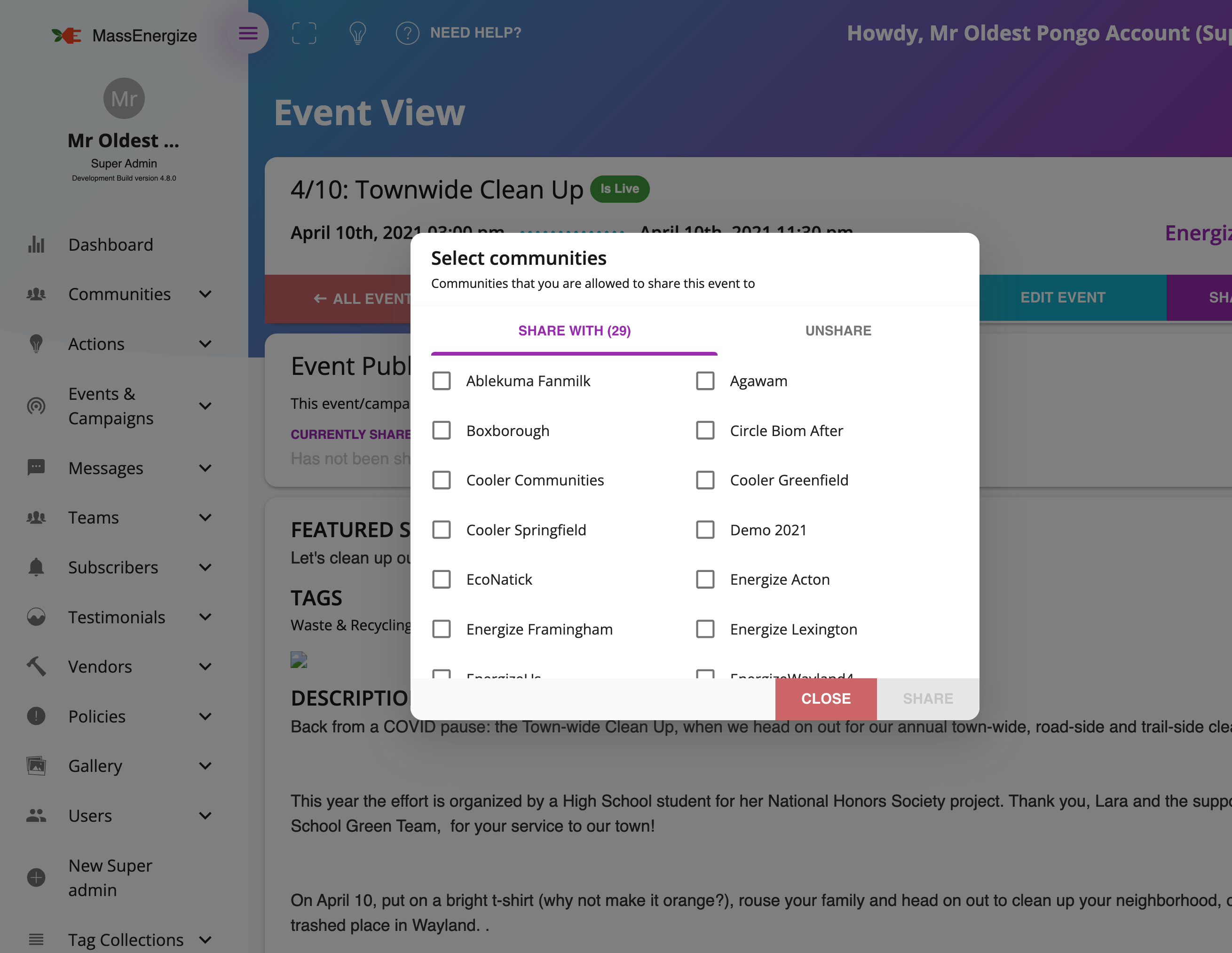 Open and closed events by frimpongopoku · Pull Request #764 · massenergize/frontend-admin · GitHub