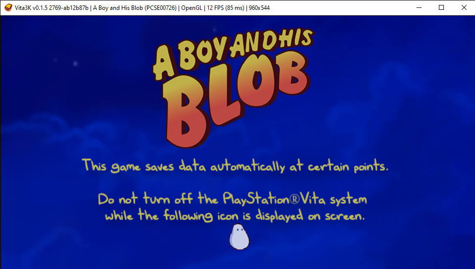A Boy and His Blob [PCSE00726] · Issue #866 · Vita3K/compatibility · GitHub