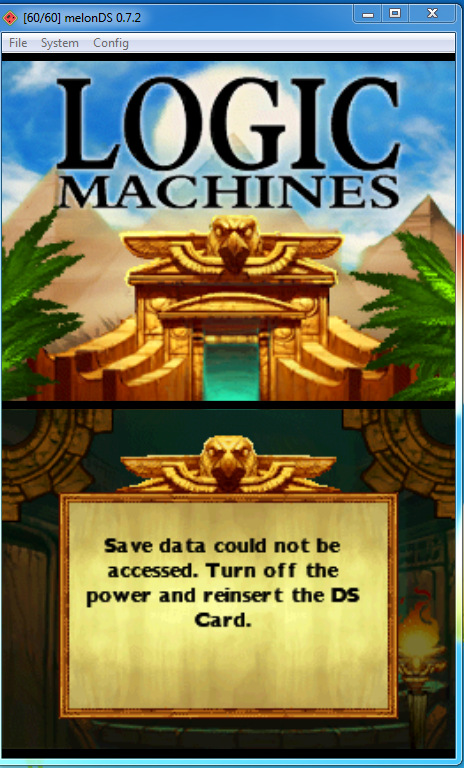 Logic Machines (Europe) cannot save · Issue #324 · melonDS-emu/melonDS · GitHub