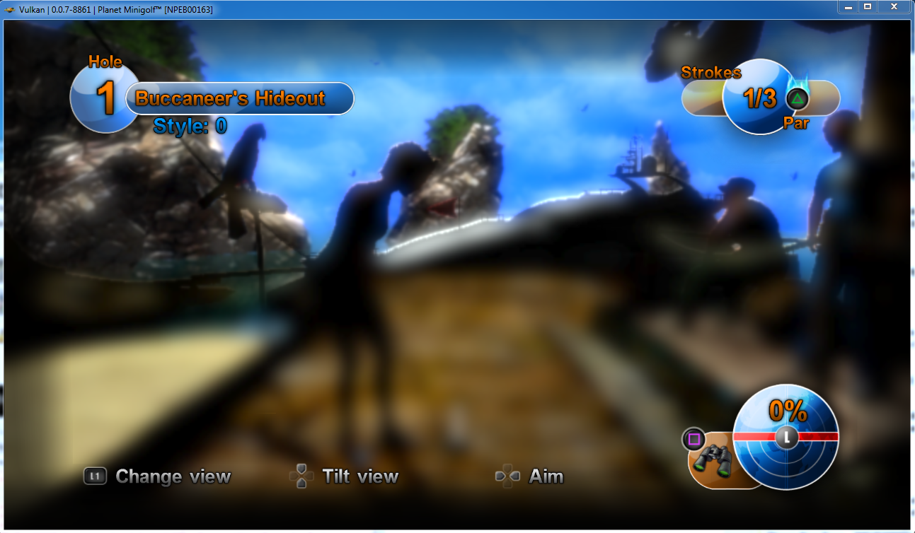 Planet Minigolf™ [NPEB00163] Vulkan graphic glitches · Issue #6750 ...