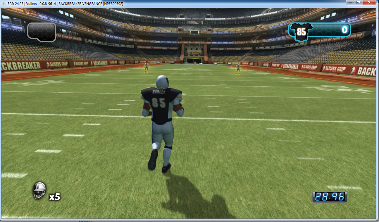 BACKBREAKER VENGEANCE [NPEB00592] black playing field in Vulkan · Issue ...