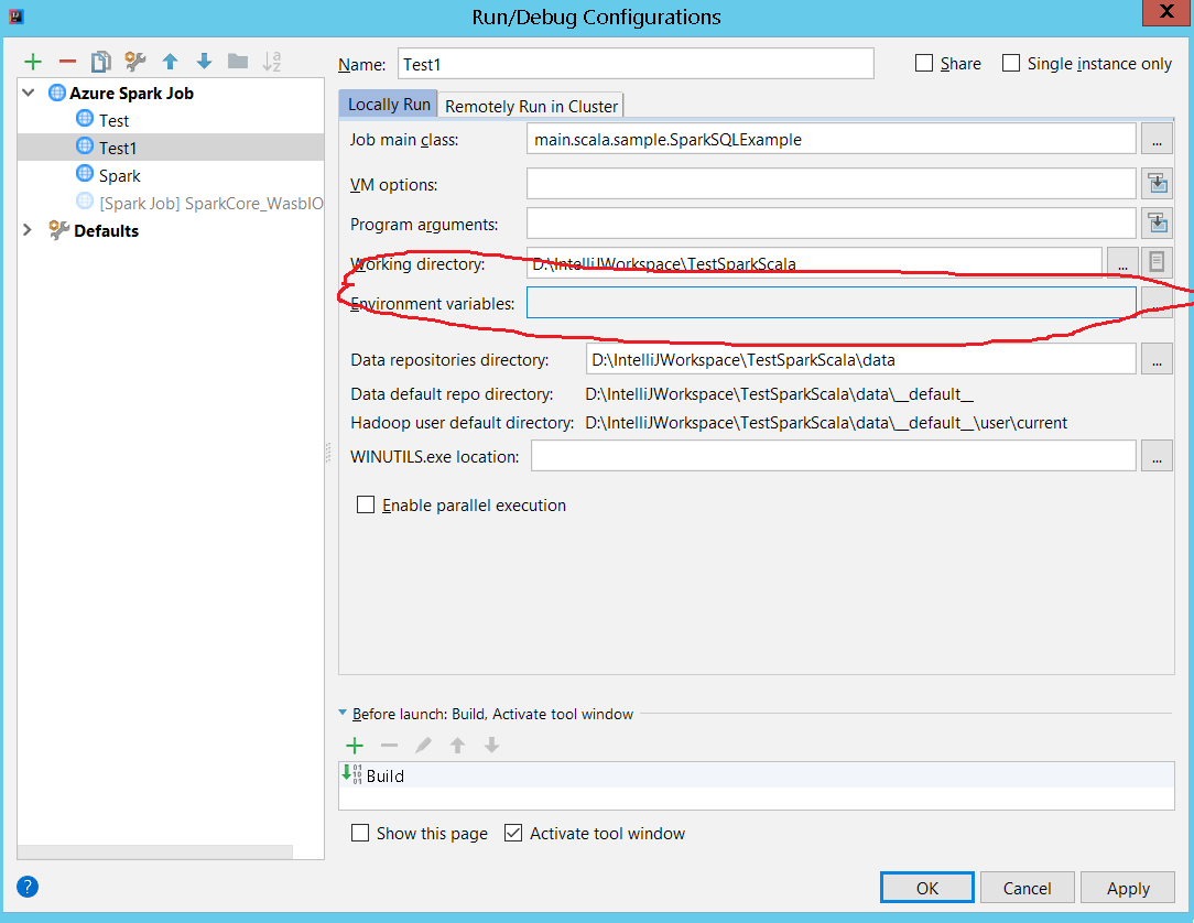 After configured environment variables, the WinUtils.exe path is not shown up in Environment ...