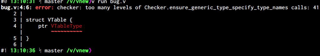Checker Segfault On Recursive Type Definitions · Issue 17008 · Vlang 7585