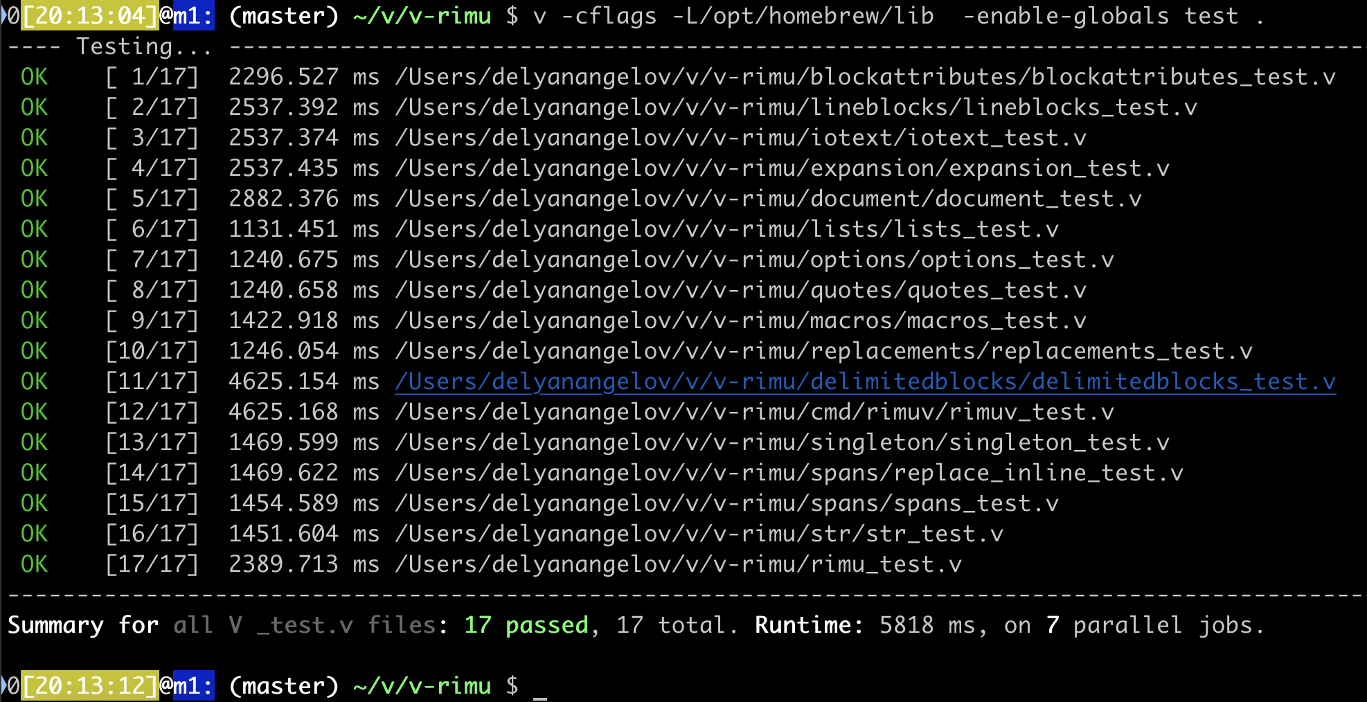 Compiler bug: "too many arguments in call" on MacOS · Issue #17914 · vlang/v · GitHub