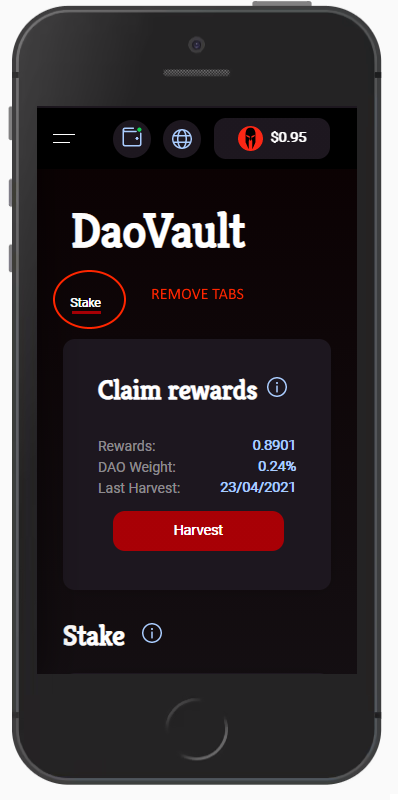 DaoVault | Remove tabs · Issue #266 · spartan-protocol/SpartanProtocol-DAppV2 · GitHub