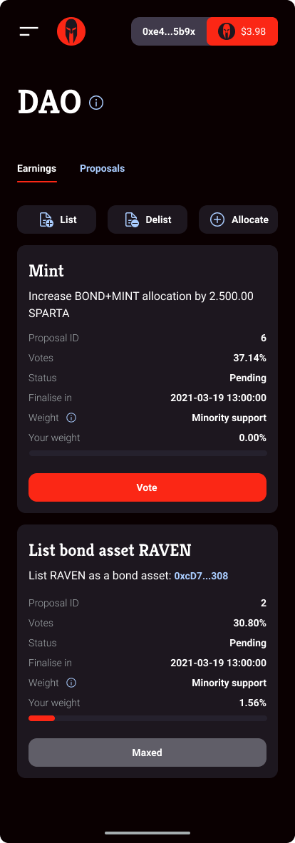 Proposals | Create placeholder component · Issue #378 · spartan-protocol/SpartanProtocol-DAppV2 ...