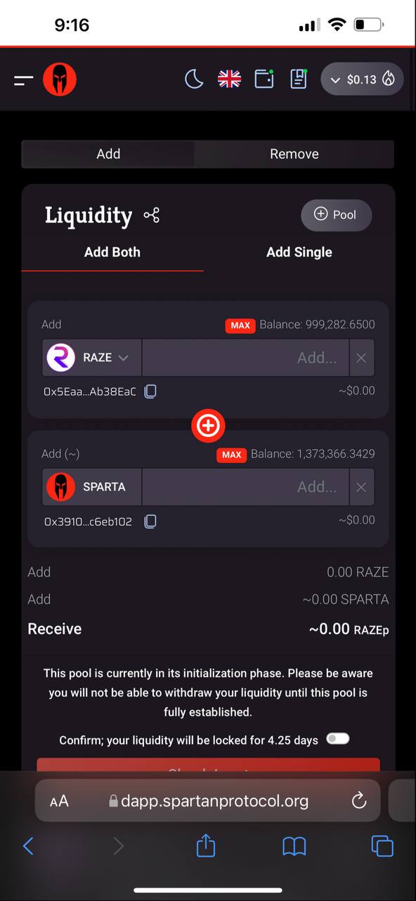 Add Token Address Below Asset Selection · Issue #721 · spartan-protocol/SpartanProtocol-DAppV2 ...