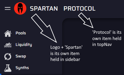 TopNav & SideNav changes | Logo + menu trigger · Issue #762 · spartan-protocol/SpartanProtocol ...