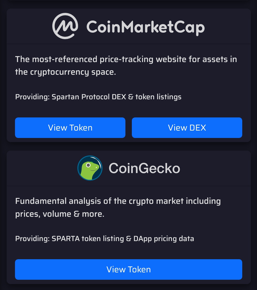 Friends | Add View DEX to CG · Issue #793 · spartan-protocol ...