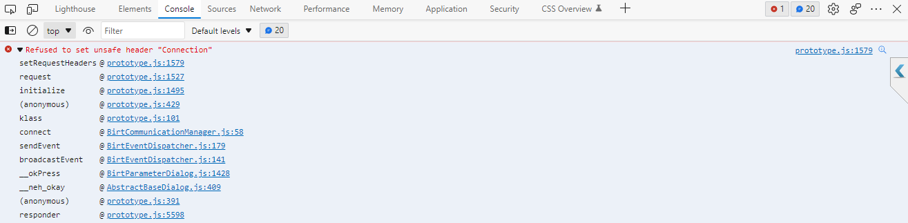 Refused To Set Unsafe Header Connection · Issue 938 · Eclipse Birtbirt · Github 4458