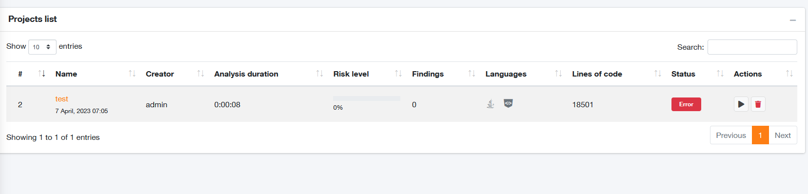 Scan Status is Error · Issue #7 · Orange-Cyberdefense/grepmarx · GitHub