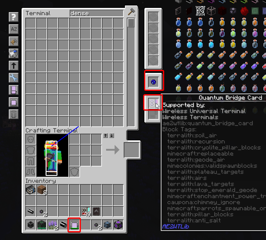 AE2 Wireless Terminal Quantity Bug. · Issue #217 · AllTheMods/ATM-9 ...