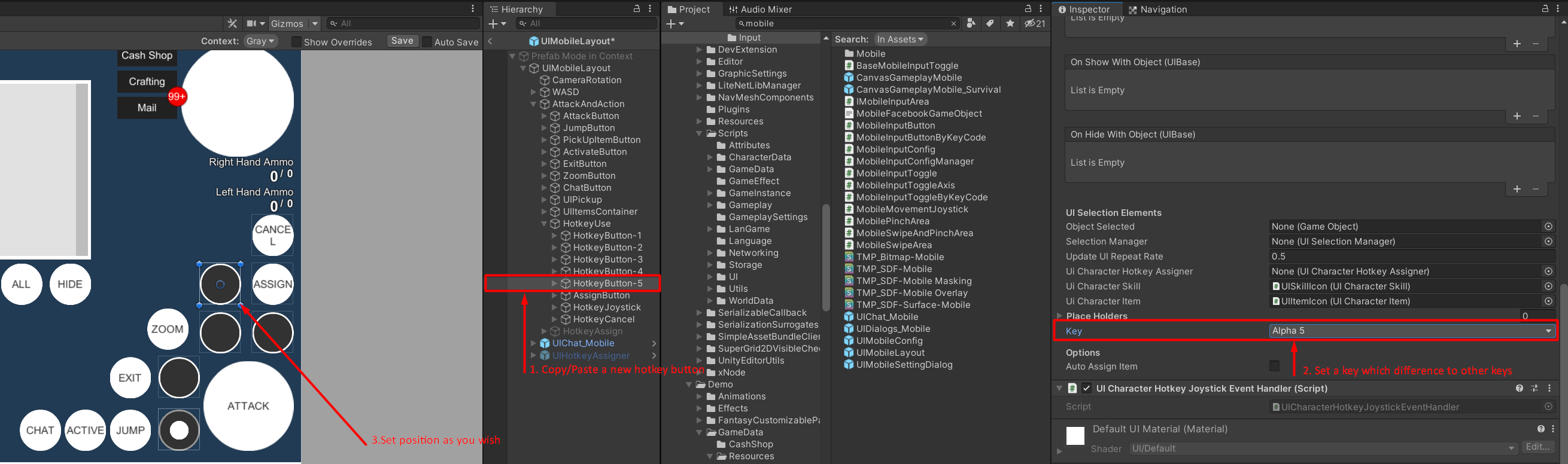 adding Hotkey Mobile version · Issue #1588 · suriyun-production/mmorpg-kit-docs · GitHub