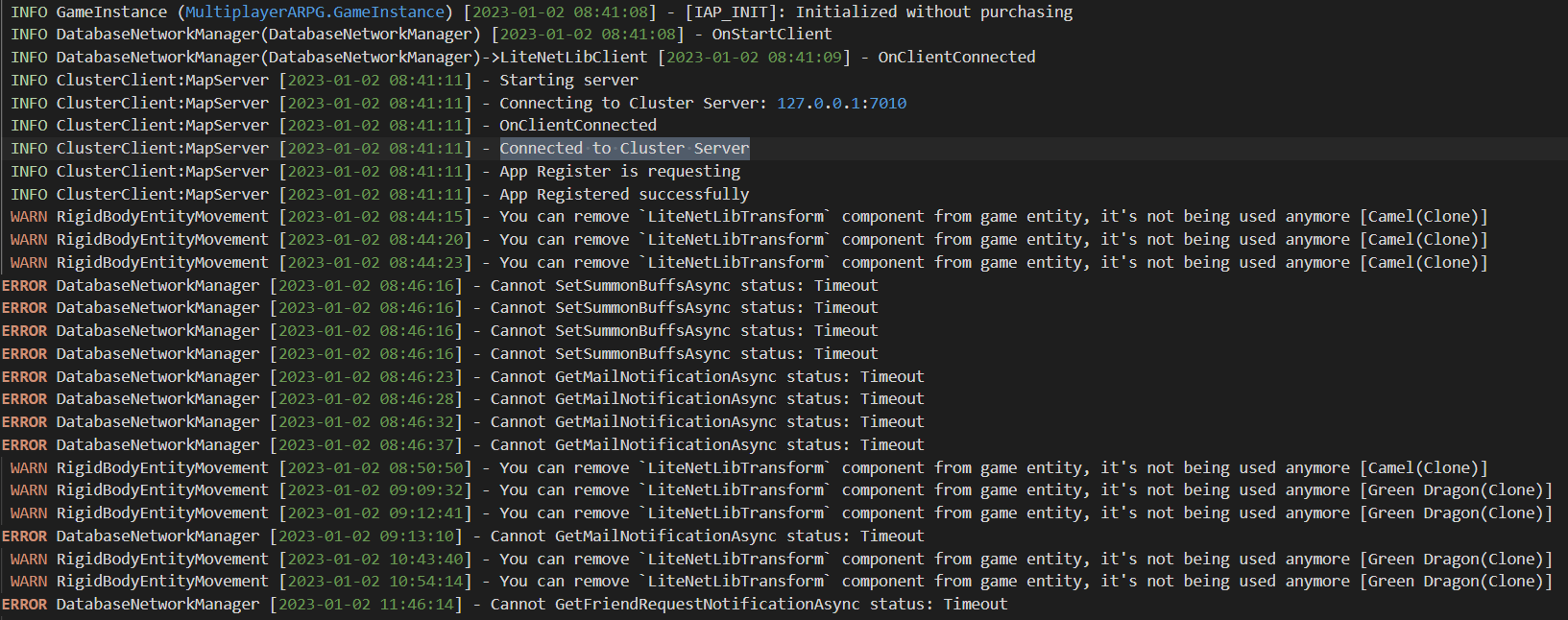 [BUG] Server sometimes clones player or mouth in map · Issue #1825 · suriyun-production/mmorpg ...
