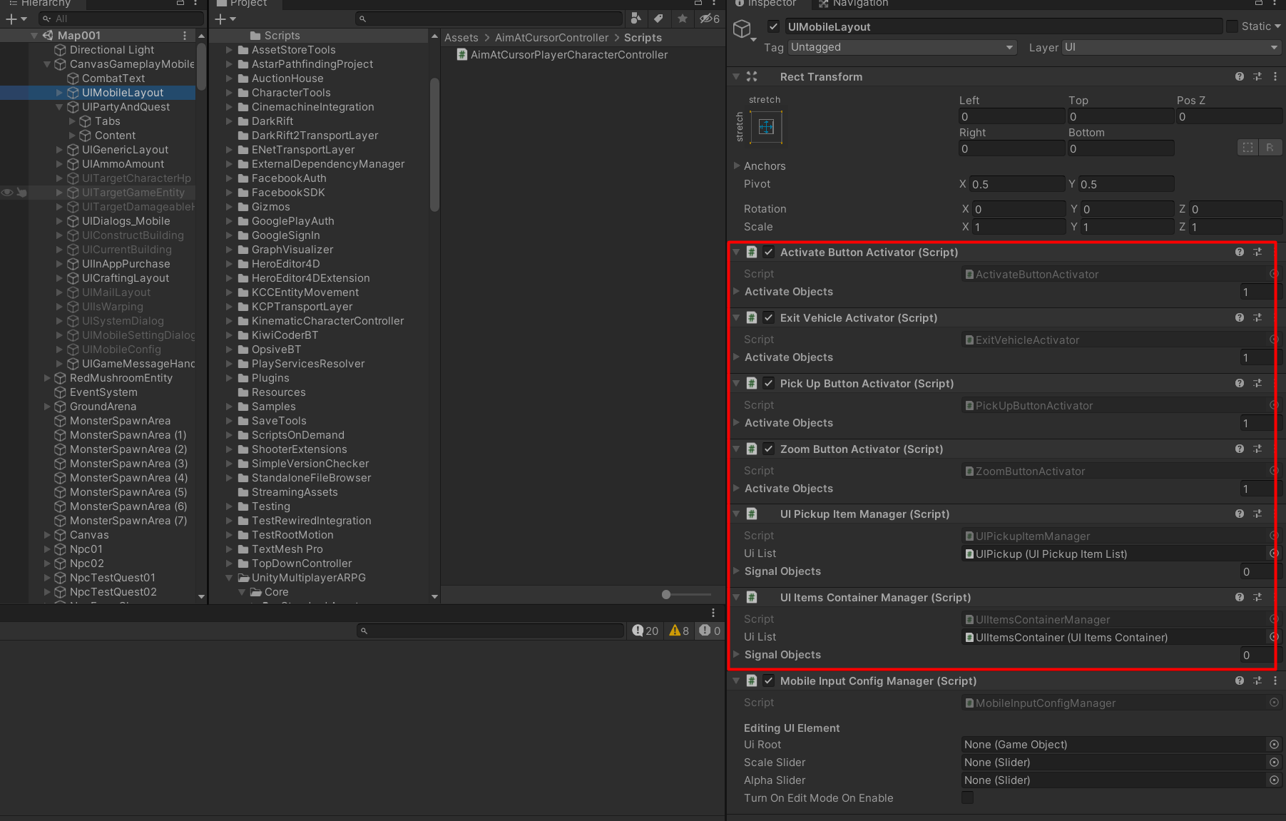 [BUG] Aim at cursor controller - mobile version · Issue #1867 · suriyun-production/mmorpg-kit ...