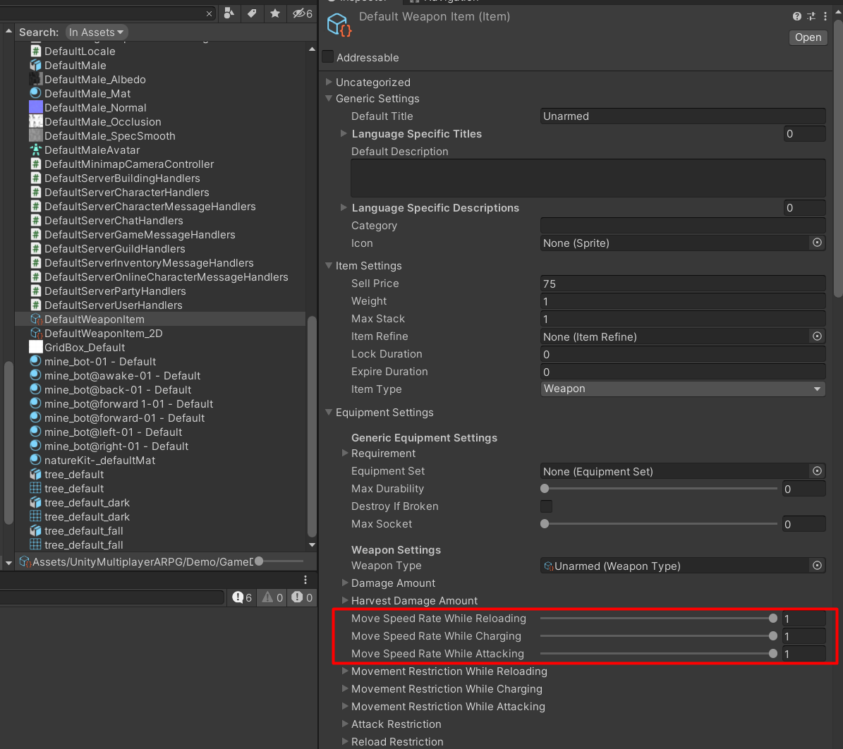 The character does not punch while running. · Issue #2035 · suriyun-production/mmorpg-kit-docs ...