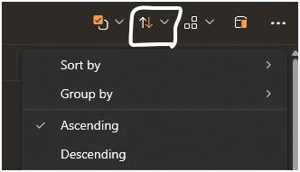 Downloads folder - Files [ appearing in | sorted into ] incorrect relative timeframe group ...