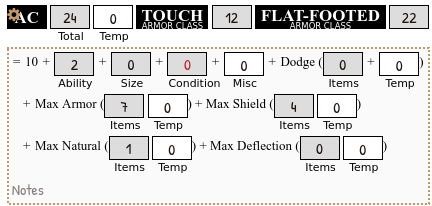 [Pathfinder Official] AC is calculated incorrectly · Issue #7616 · Roll20/roll20-character ...