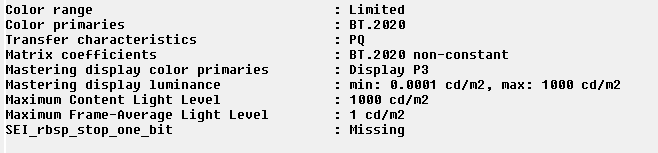 SEI_rbsp_stop_one_bit Missing · Issue #75 · rigaya/NVEnc · GitHub