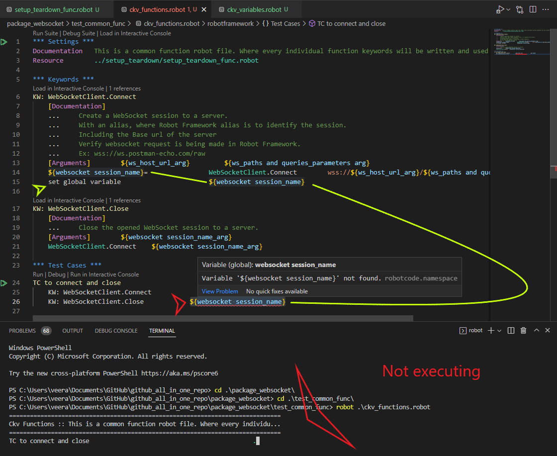 BuiltIn library doesn't work. · Issue #73 · robotcodedev/robotcode · GitHub