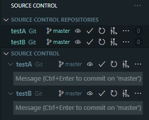 Source control detect active repository after clicking commit button ...