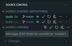 Source control detect active repository after clicking commit button ...