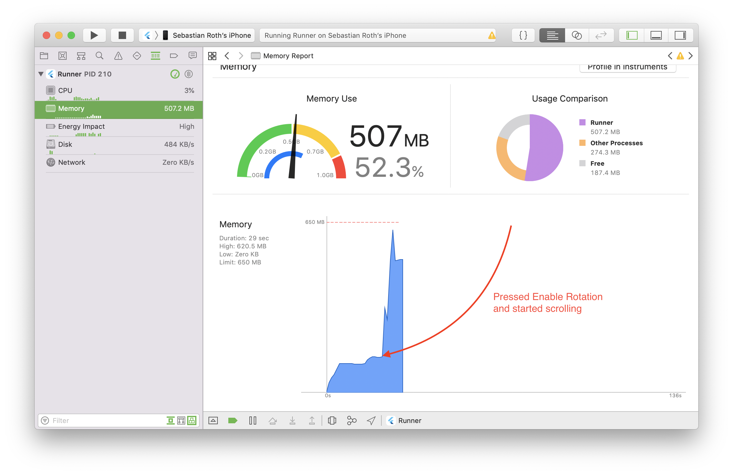 Performance issue when drawing a rotated gradient into a clipped button ...