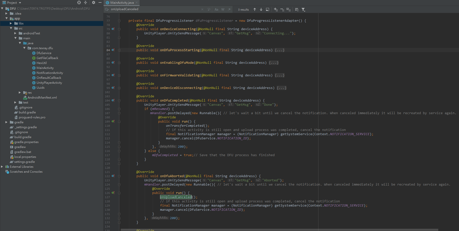 Cant Use Dfuprogresslisteneradapter On My Unity Project · Issue 285