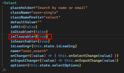 clearIndicator is not showing · Issue #4076 · JedWatson/react-select · GitHub